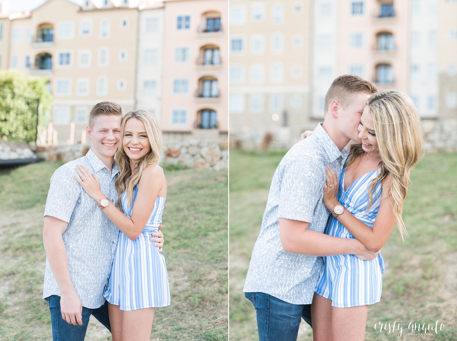 Adriatica Village McKinney Proposal | Cristy Angulo Photography