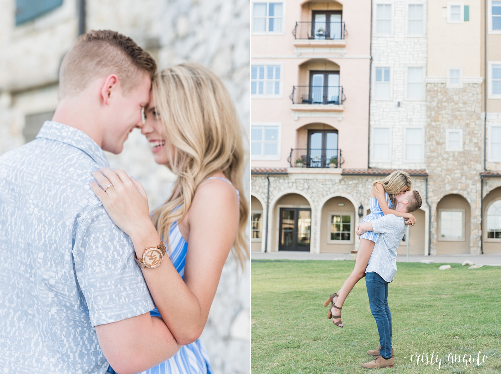 Adriatica Village McKinney Proposal | Cristy Angulo Photography