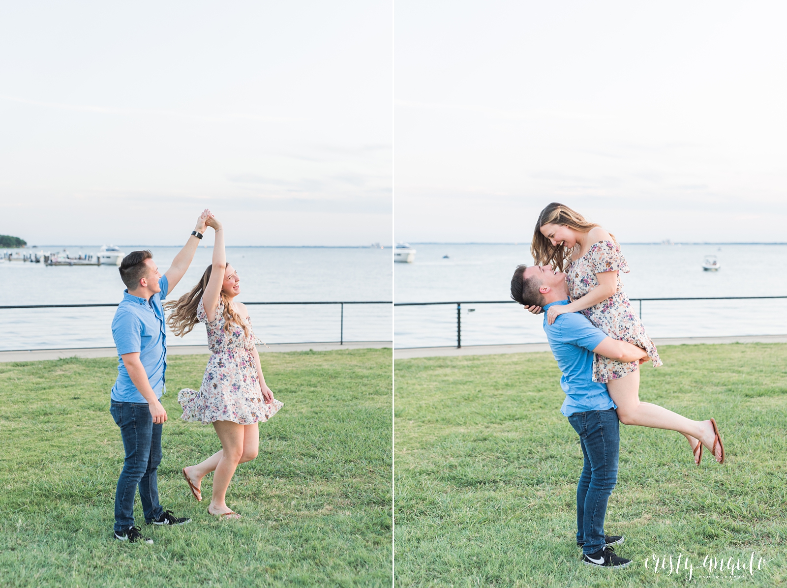 Rockwall Harbor Surprise Engagement | Cristy Angulo Photography